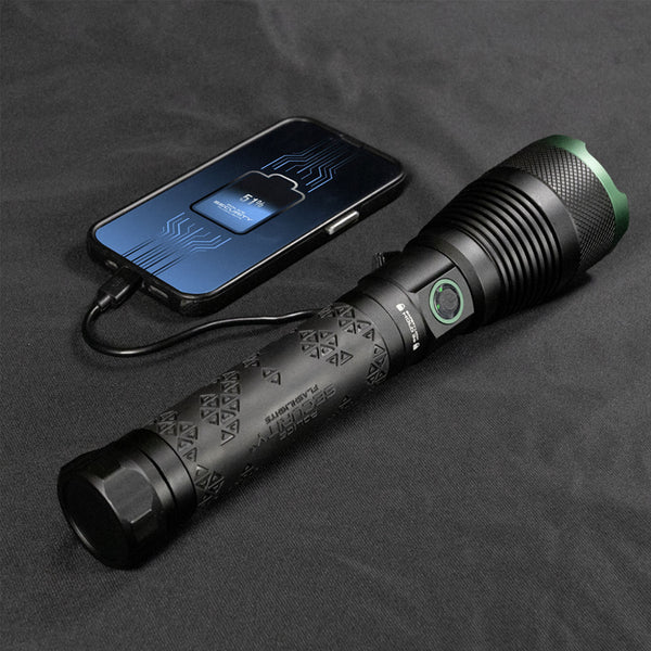 Shop 10 000 Lumen Flashlight Skylar R 10 000 Psf Police Security